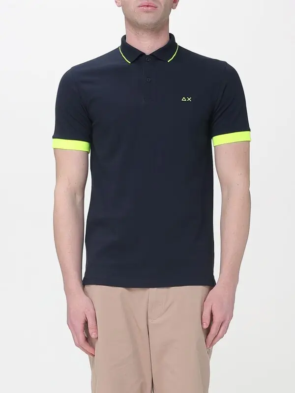 SUN 68 Polo Shirt - Navy