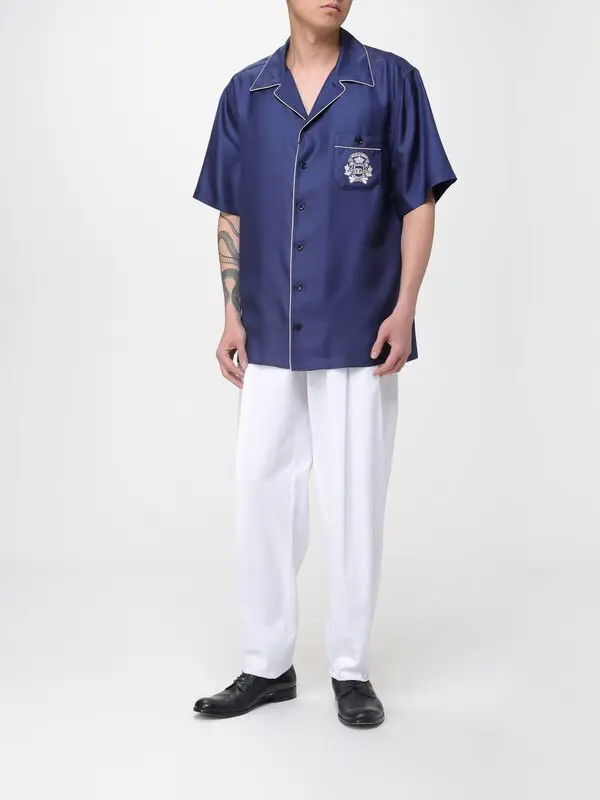 Dolce & Gabbana Tailored Cotton Trousers