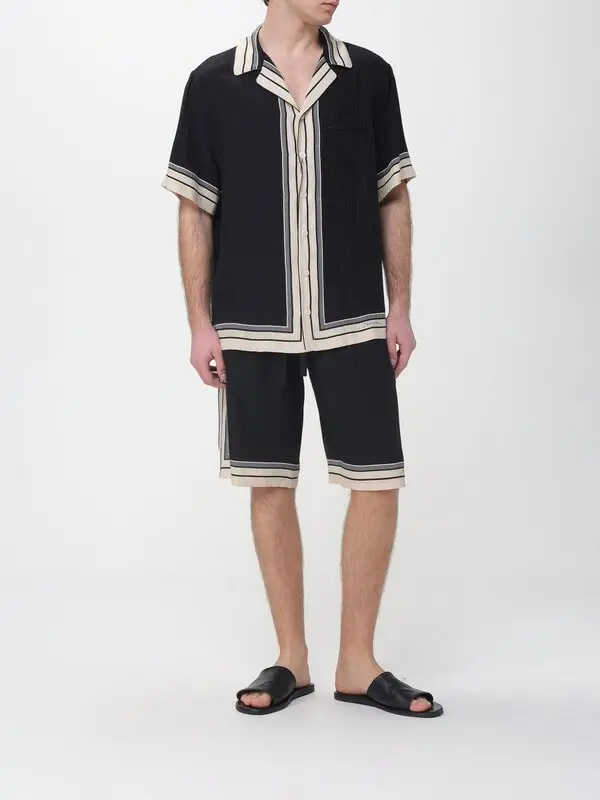 Dolce & Gabbana Silk Sport Shorts - Black