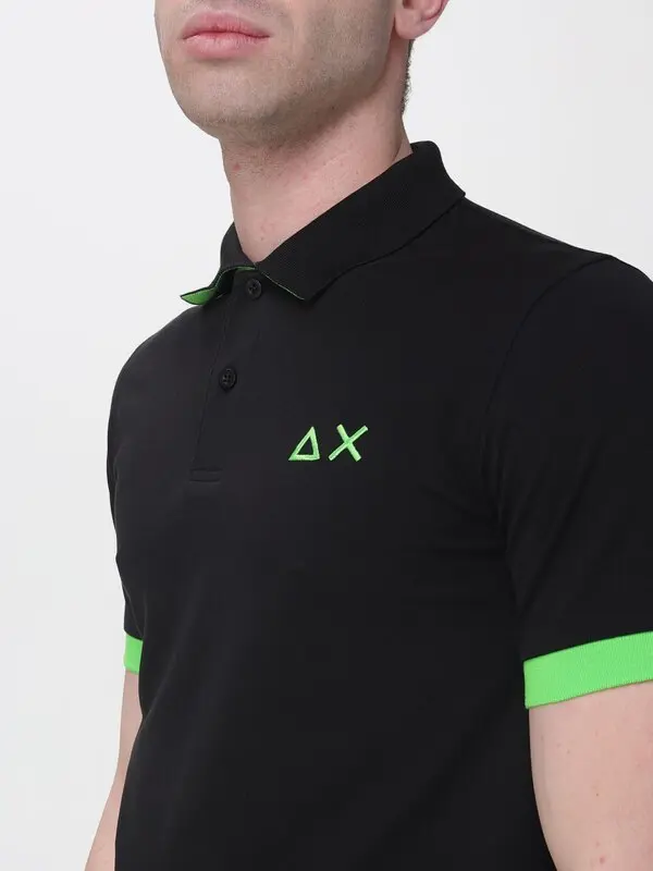 SUN 68 Polo Shirt - Black