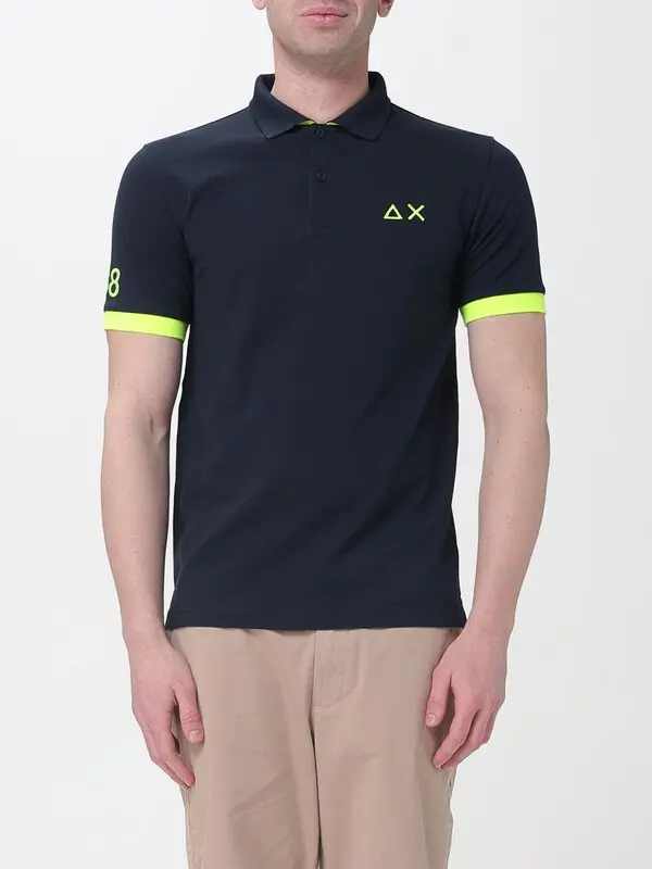 SUN 68 Polo Shirt - Navy