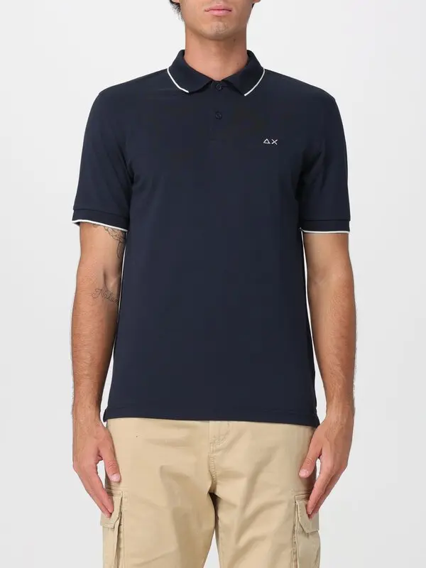 SUN 68 Polo Shirt - Blue