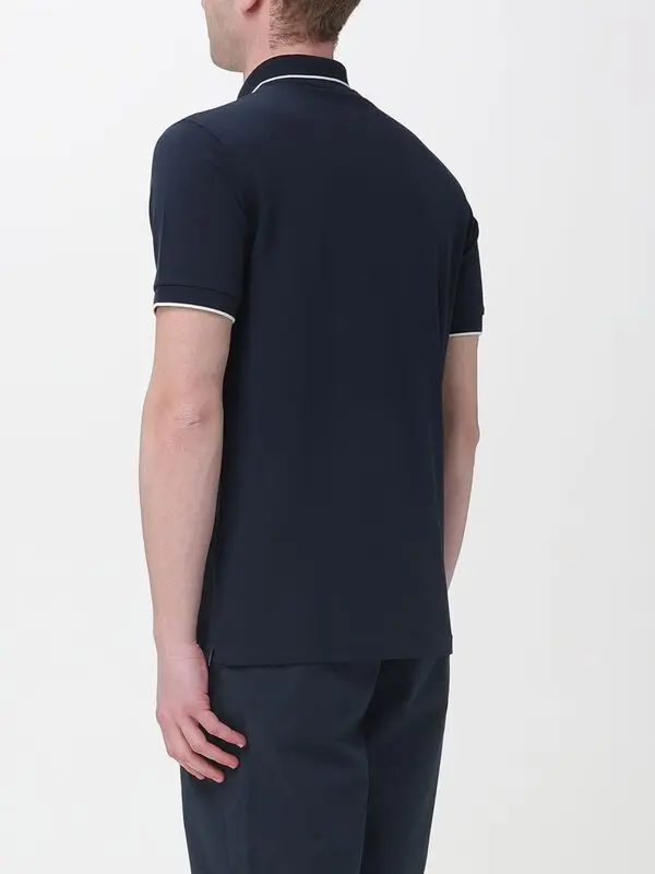 SUN 68 Cotton Polo Shirt - Navy