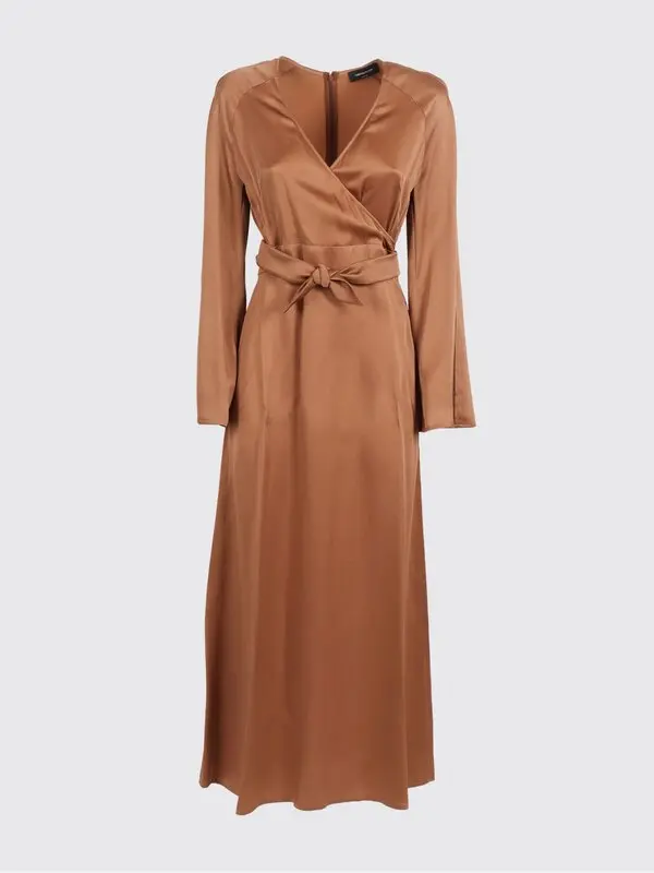 Fabiana Filippi Wrap Midi Dress In Viscose Blend