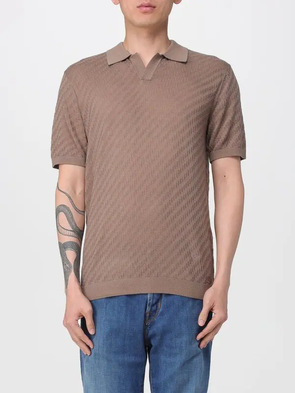 Emporio Armani Polo Shirt - Mud