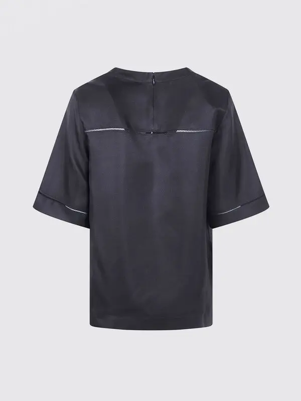 Loulou De Saison Satin Blouse - Black