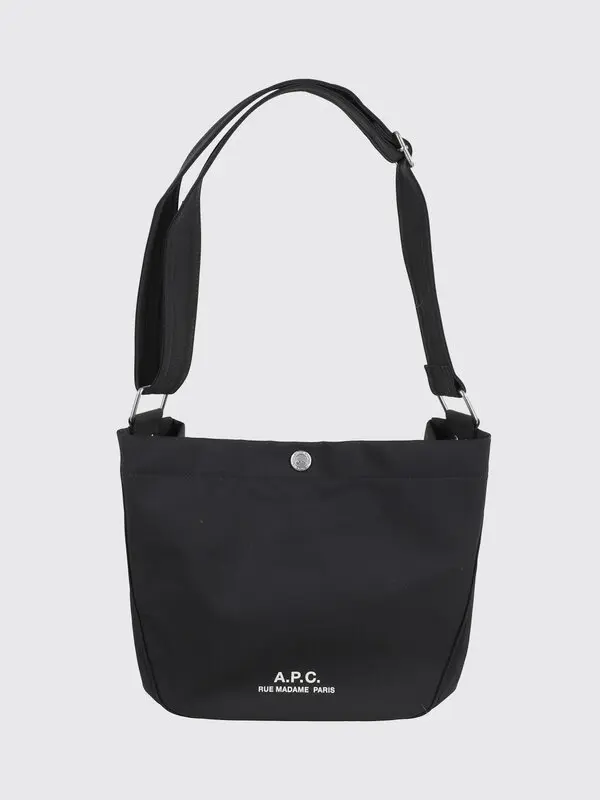 A.p.c. Journal Canvas Bag - Black