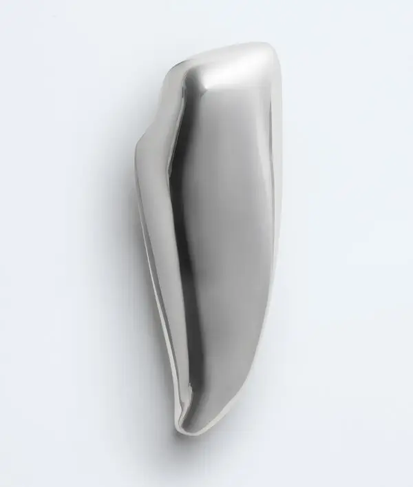 Bottega Veneta Large Prisma Earrings - Silver