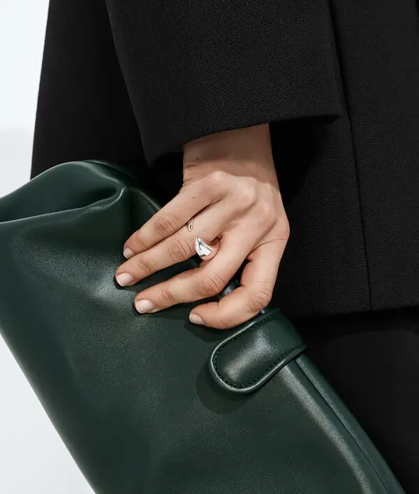 Bottega Veneta Prisma Ring - Silver