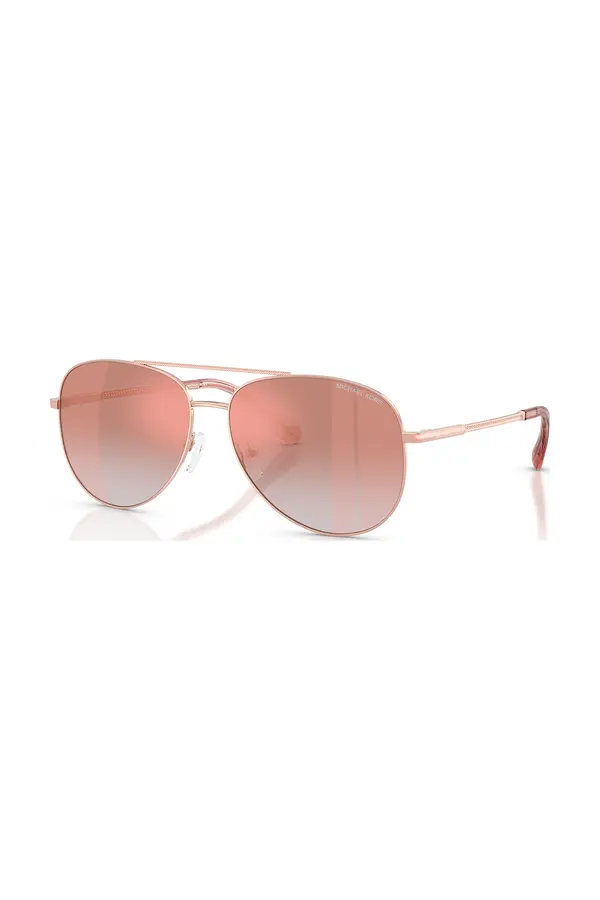 Michael Kors Pilot Sunglasses With Double Bridge - Pink