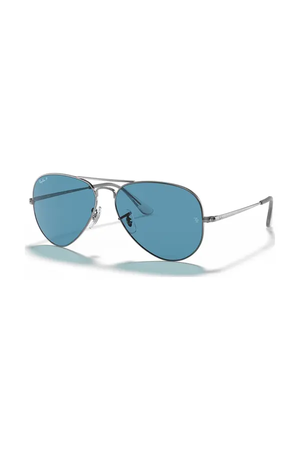 Ray-ban Aviator Metal Ii Polarized+ Sunglasses - Blue