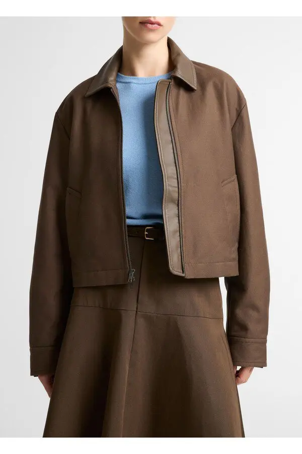 Vince Casual Cotton Twill Jacket - Multicolor