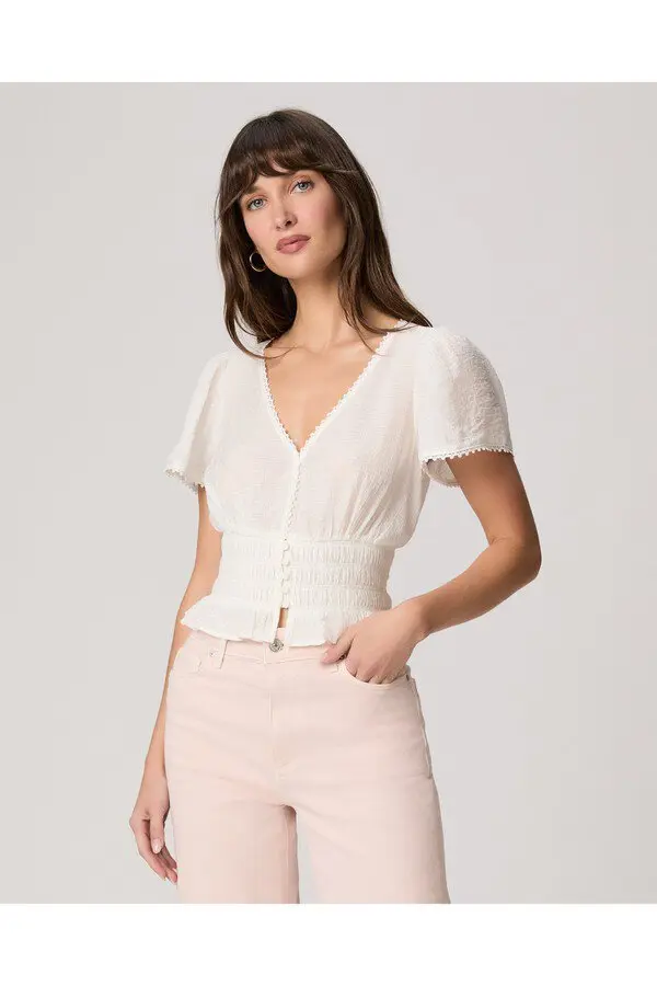 Paige Rive Top - White