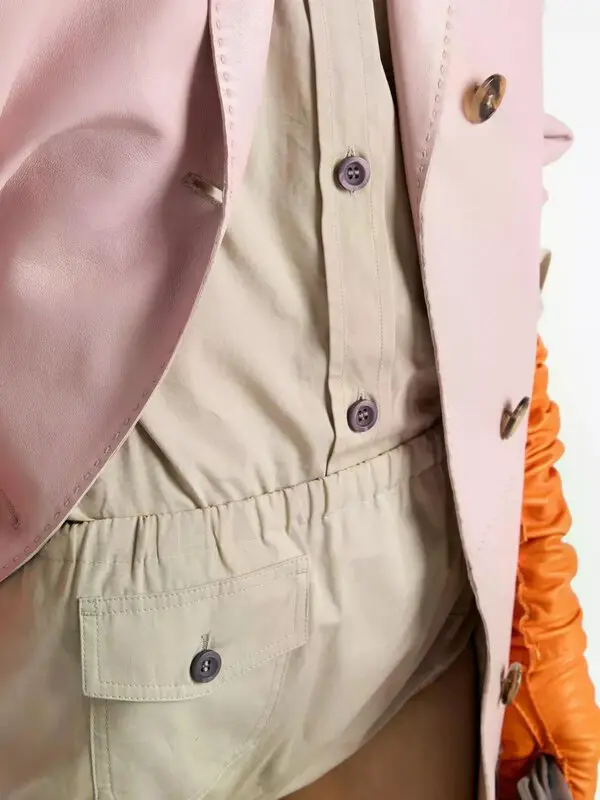 Prada Poplin Boy Shorts - Neutrals