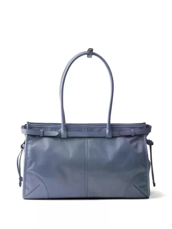 Prada Bonnie Large Leather Handbag - Blue