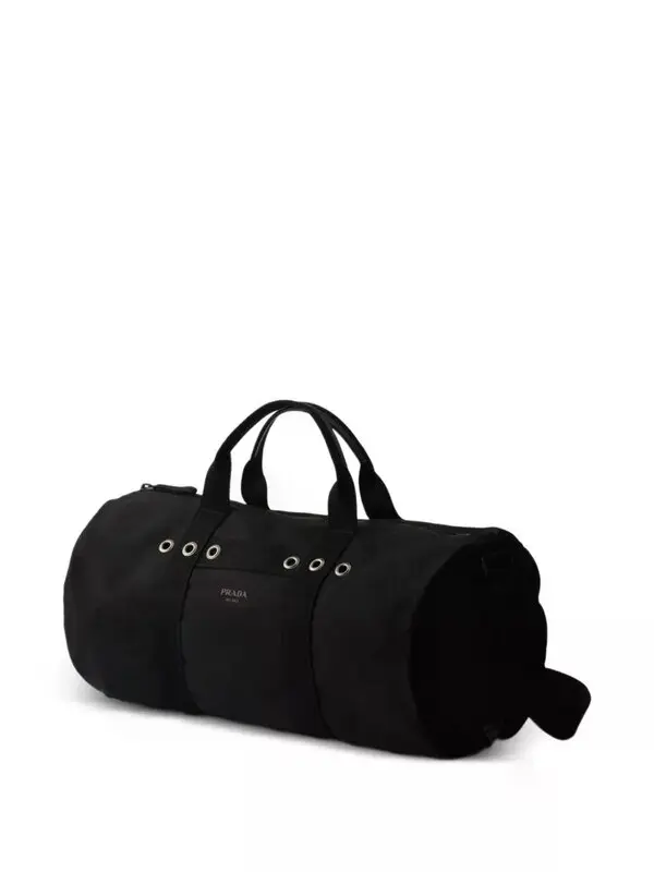 Prada Canvas Duffel Bag - Black