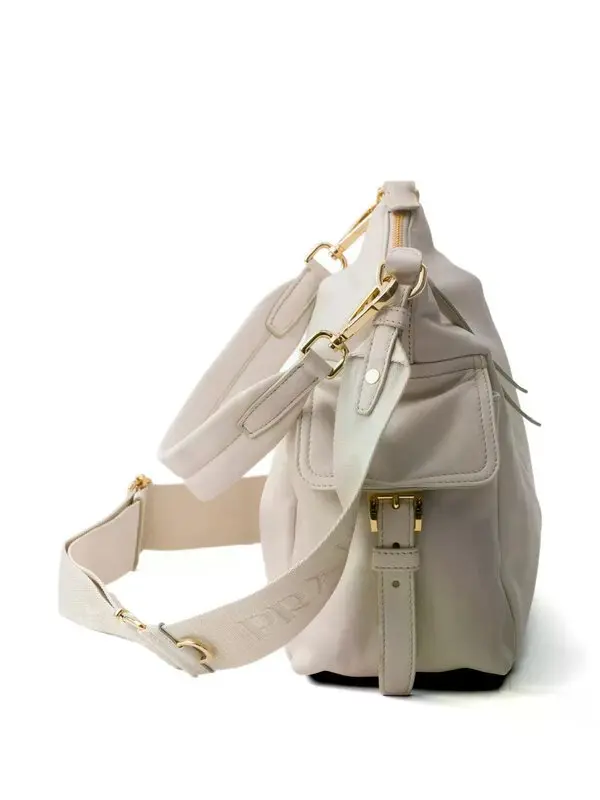 Prada Large Nappa Leather Explore Bag - Neutrals