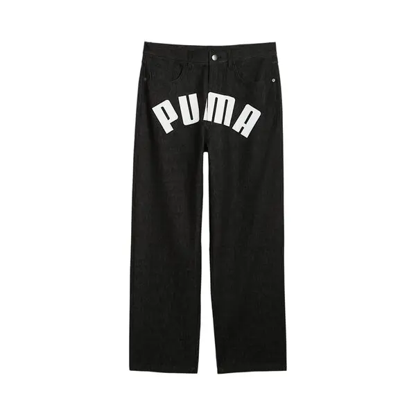 PUMA X A$ap Rocky Printed Denim Pants - Black