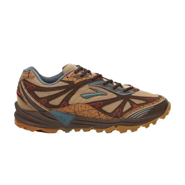 Brooks Staple X Cascadia 1 'ginger Wren Stormy Weather' Sneakers - Brown