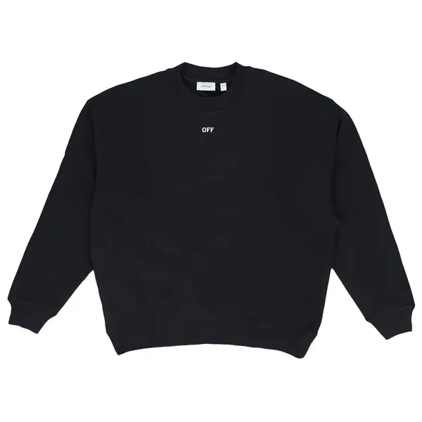 Off-White Dotted Arrow Diagonal Skate Crewneck /white - Black