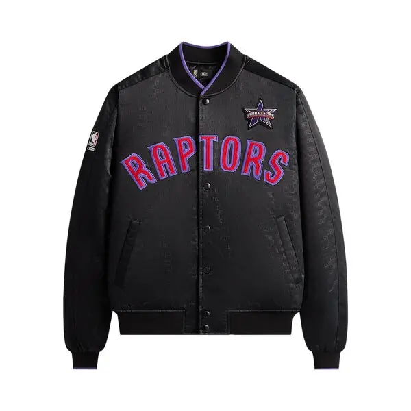 Kith For Nba All-star Toronto Raptors Bomber Jacket - Black