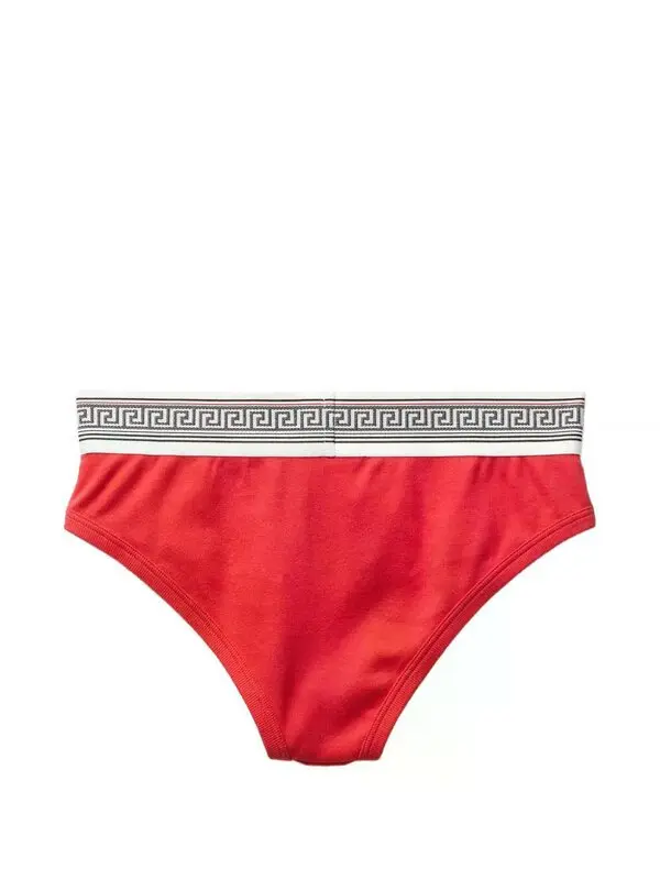Versace Ribbed Cotton-jersey Briefs