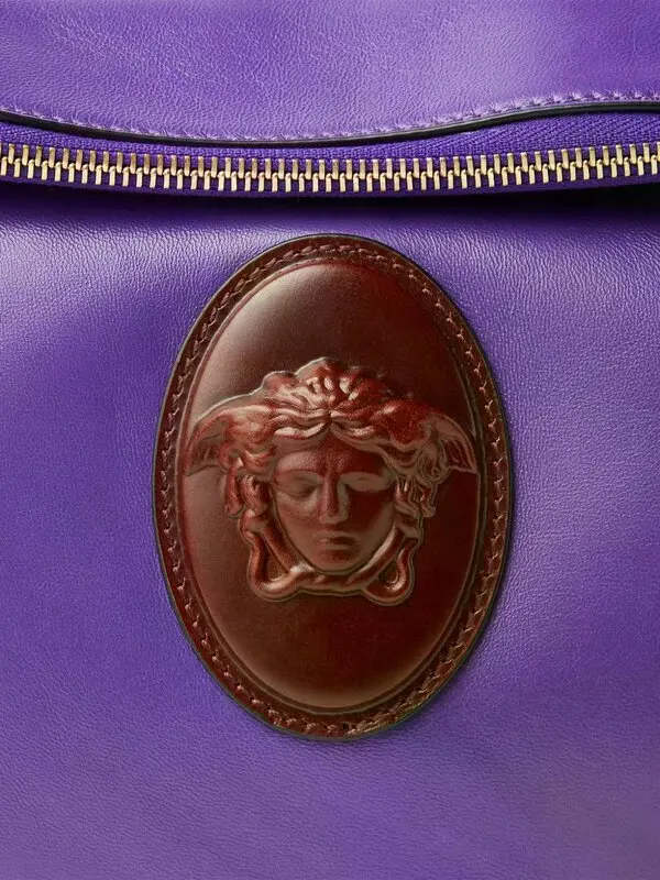 Versace Lou Nappa Shoulder Bag