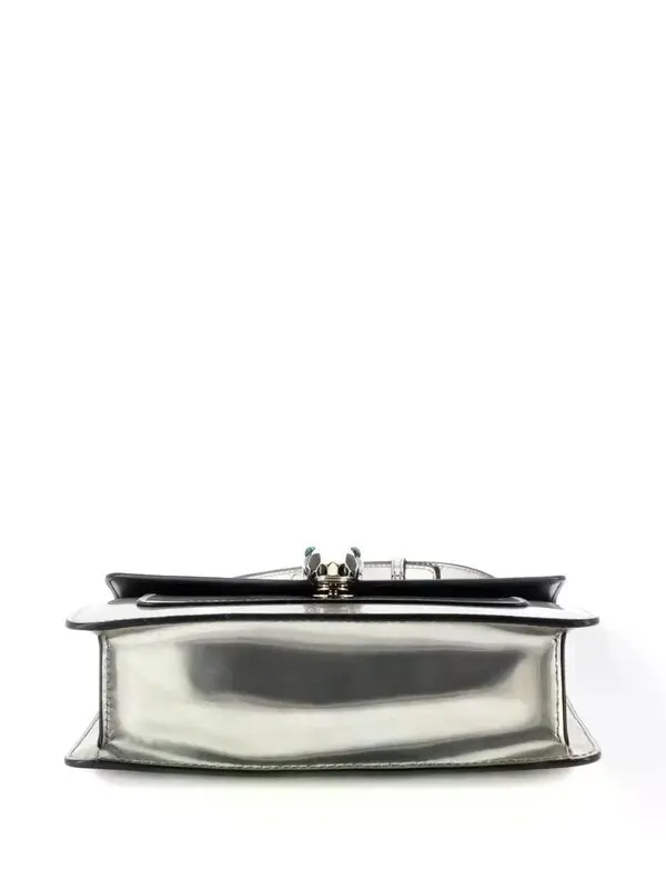 BVLGARI Serpenti Forever Leather Small Shoulder Bag - Metallic