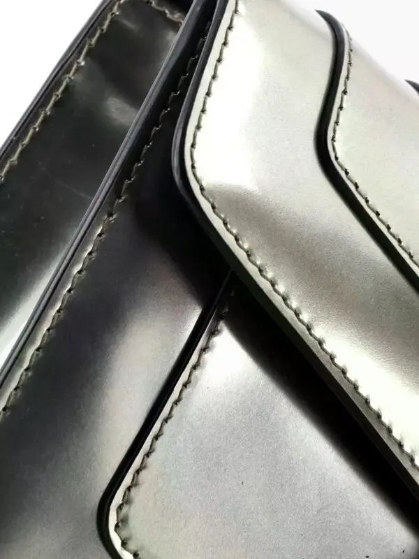 BVLGARI Serpenti Forever Leather Small Shoulder Bag - Metallic
