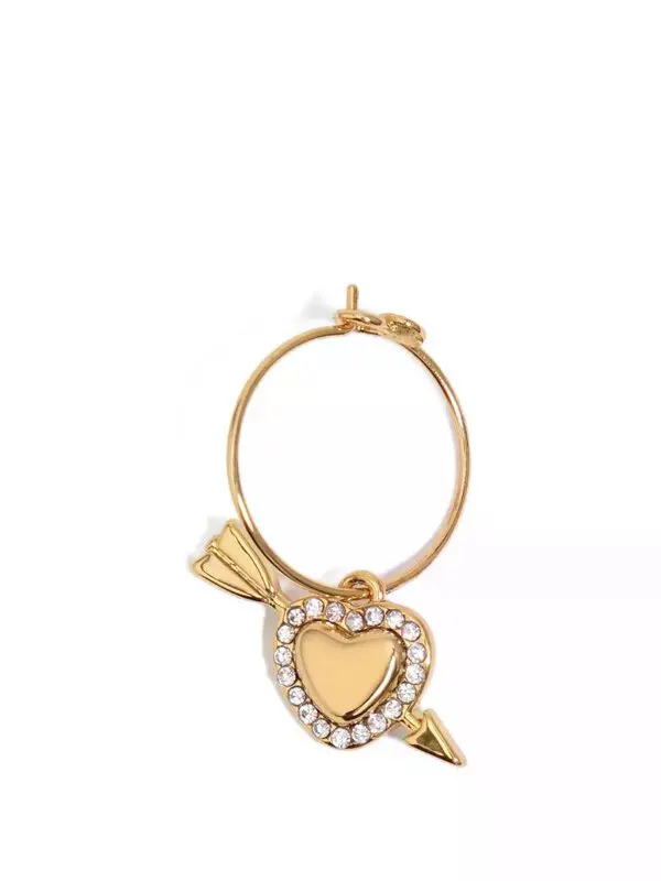 Bimba Y Lola Heart And Arrow Hoop Earrings