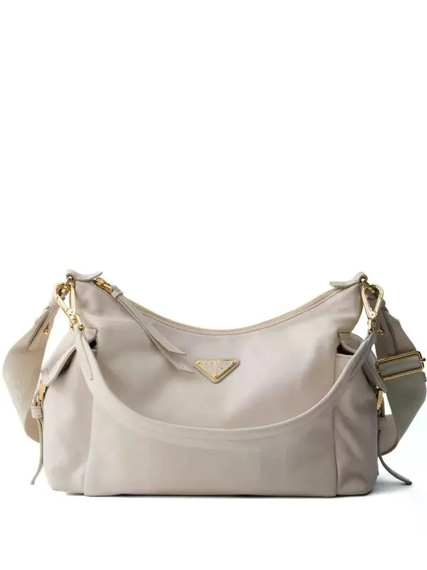 Prada Explore Large Nappa Leather Bag - Neutrals