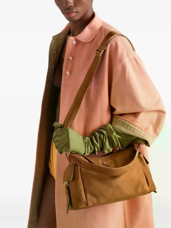 Prada Nappa Leather Explore Bag - Brown