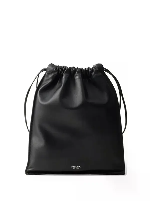 Prada Wish Nappa Leather Pouch - Black