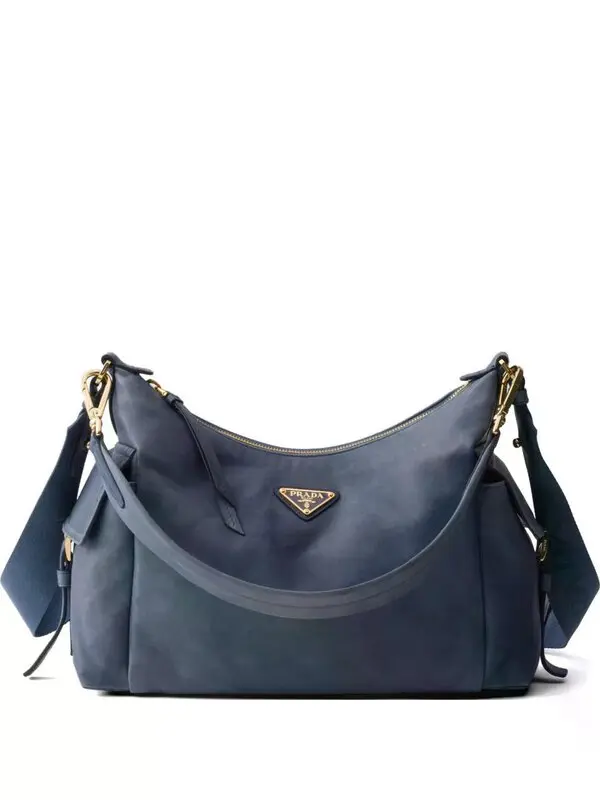 Prada Explore Large Nappa Leather Bag - Blue