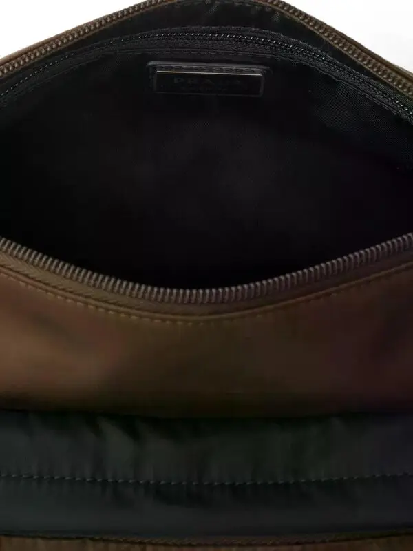 Prada Re-nylon And Leather Shoulder Bag