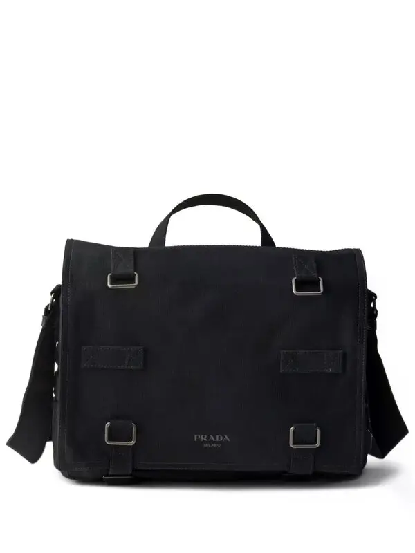 Prada Canvas Shoulder Bag