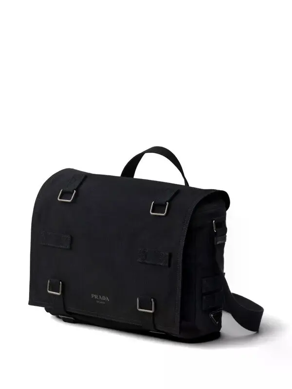 Prada Canvas Shoulder Bag