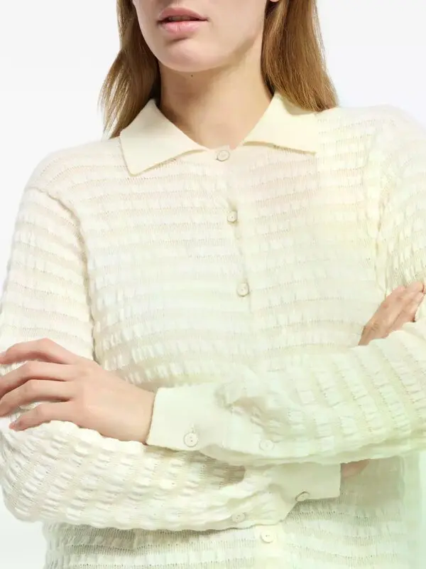BARRIE Embossed Knit Shirt