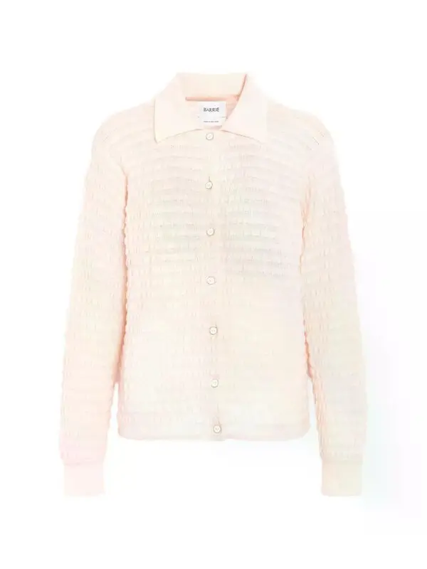 BARRIE Shirt Embossed Knitwear - Pink