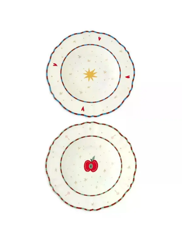 BITOSSI HOME Patterned Plate - White