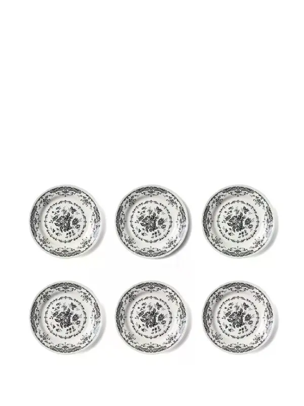 BITOSSI HOME Floral-print Patterned Plate - White