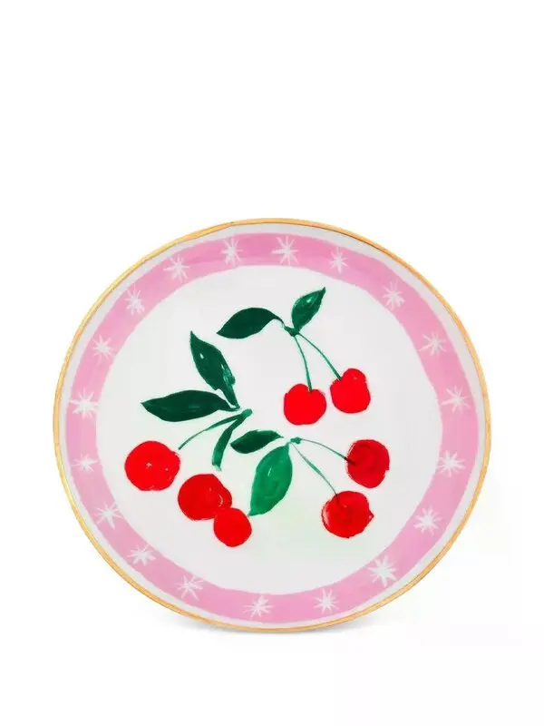 BITOSSI HOME Flower Bow Printed Plate