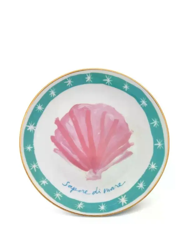 BITOSSI HOME Flower Bow Printed Plate