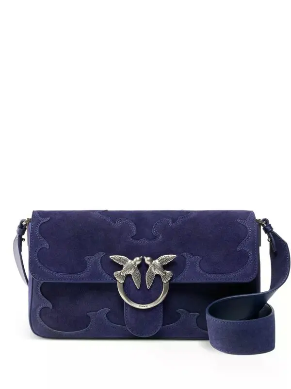 Pinko Love Birds Crossbody Bag - Purple