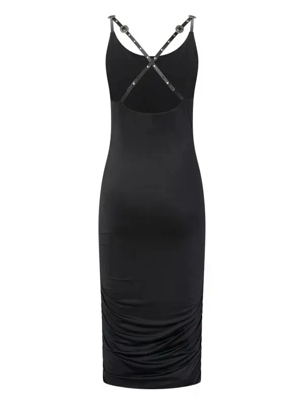 Pinko Cross-strap Midi Dress