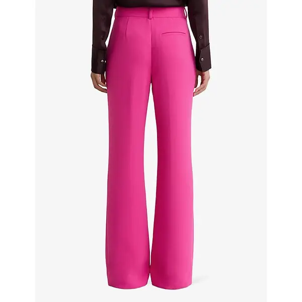 REISS Flared-leg Stretch-woven Trousers