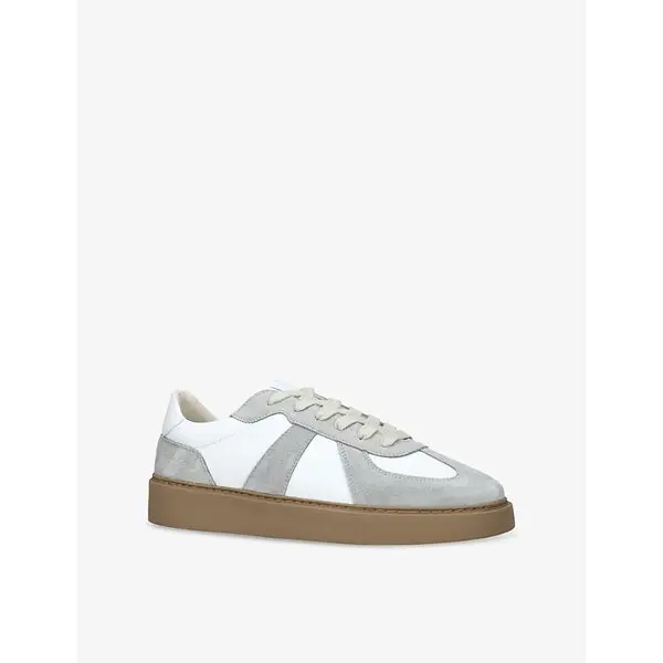ARNE Classic Court Leather And Suede Trainers
