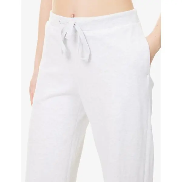 ENTIRE STUDIOS Low-rise Straight-leg Cotton Jogging Bottoms - Heather Grey