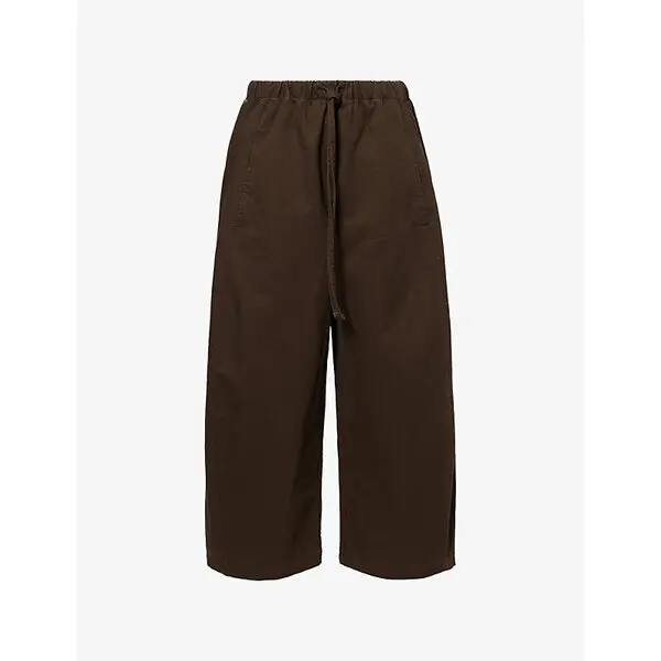 ENTIRE STUDIOS Loft Curved-hem Cotton Trousers