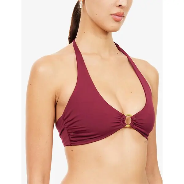 AWAY THAT DAY Sorrento Ring-hardware Bikini Top
